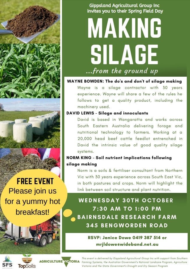 Making Silage... from the ground up! - Gippsland - Young Farmers ...